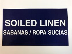 Soiled Linen Sabanas / Ropa Sucias Label [3900-ML95-SP] : Champion ...
